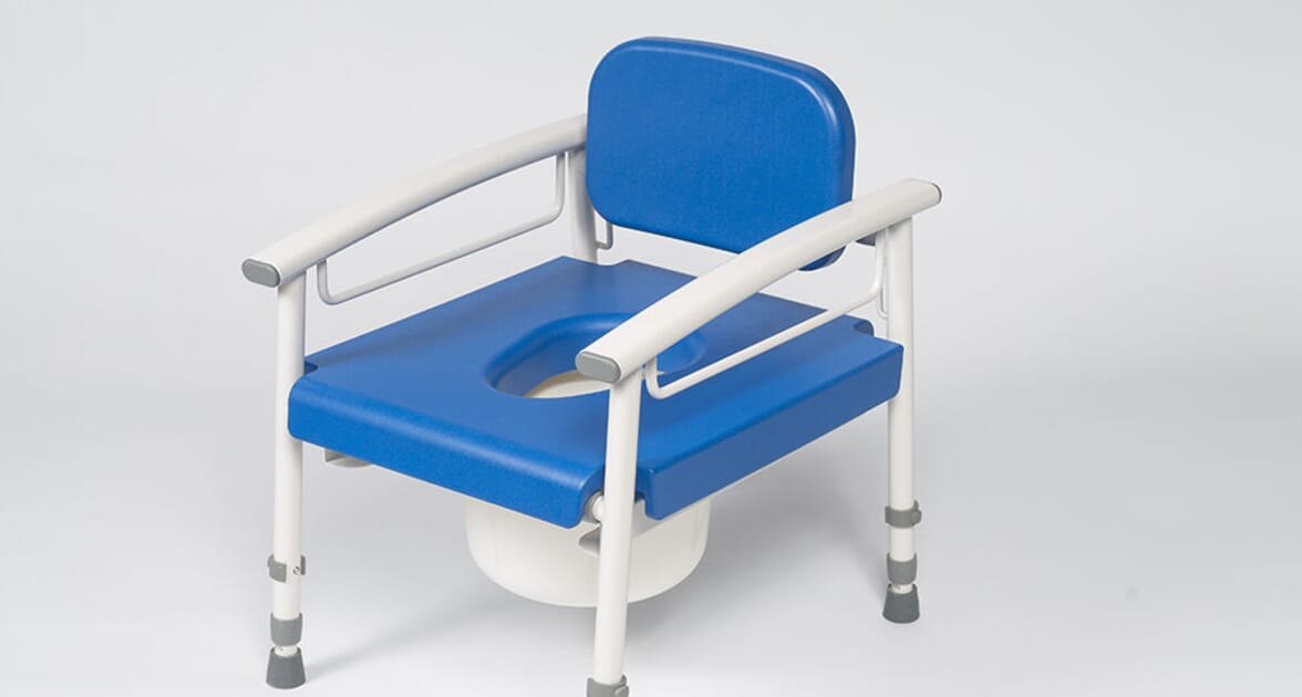 NRS Nuvo Petite Height Adjustable Children's Commode - Complete Care Shop