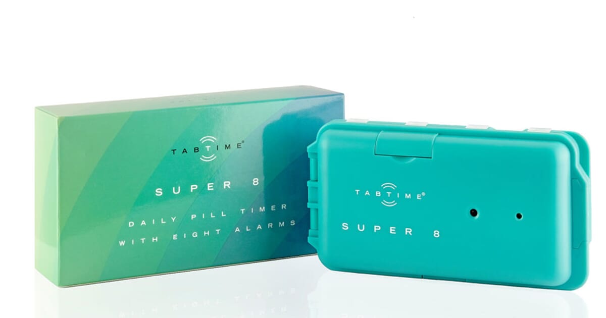 TABTIME Super 8 Daily Pill Organiser - Complete Care Shop