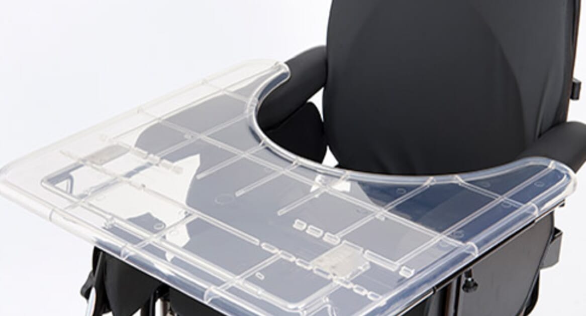 ID Soft Tilt In Space Wheelchair - Tray - Complete Care Shop