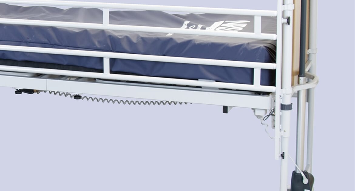 2 Bar Steel Side Rails for NRS Profiling Bed - Complete Care Shop