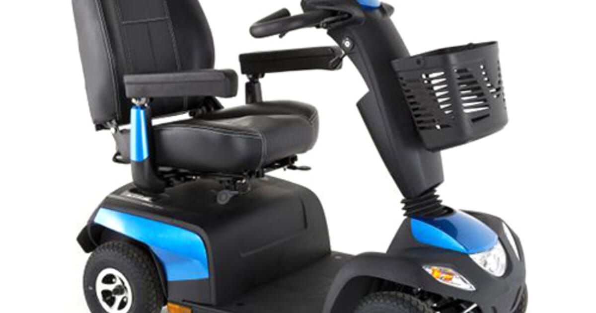 Invacare Orion Metro 4 Wheel Mobility Scooter - Blue - Complete Care Shop