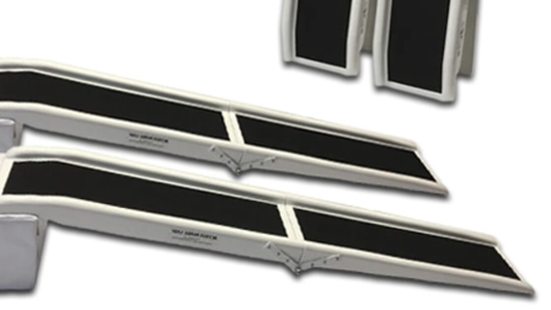 Folding Fibreglass Channel Ramps - 8ft Long - Complete Care Shop