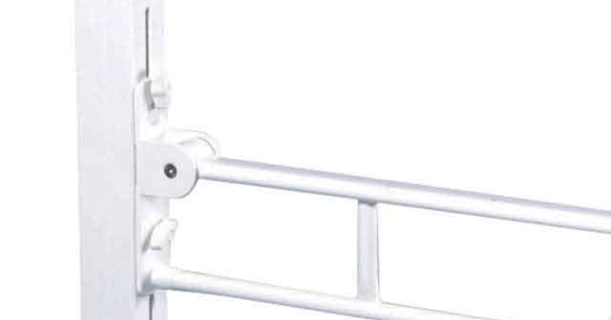 Pressalit Adjustable Toilet Support Rail - Floor Fixed - Complete Care Shop