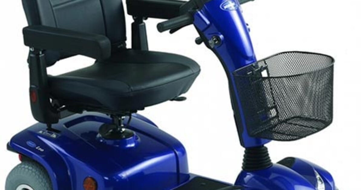 Invacare Leo 4 Wheel Mobility Scooter - Blue - Complete Care Shop