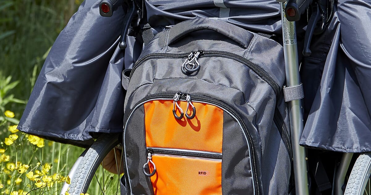 NRS Healthcare Freestyle High Visibility Wheelchair Bag - Complete Care ...