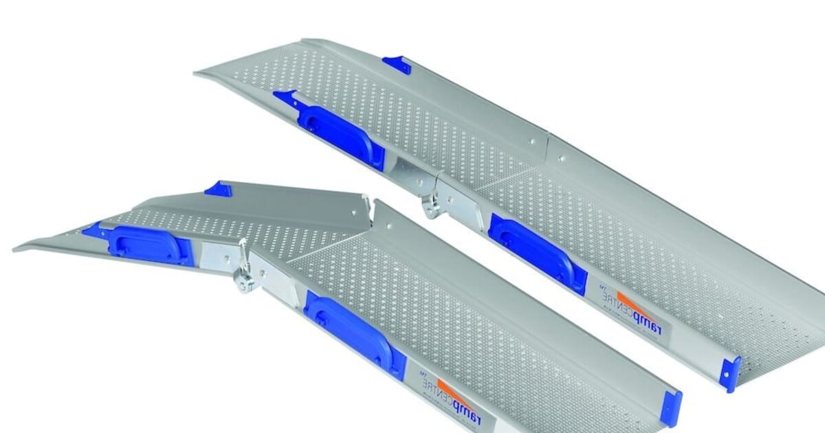 Ultralight Folding Channel Ramp - 110cm (3’7") - Complete Care Shop